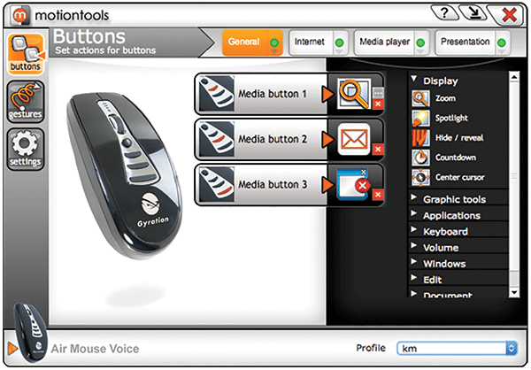 MotionTools - Gyration